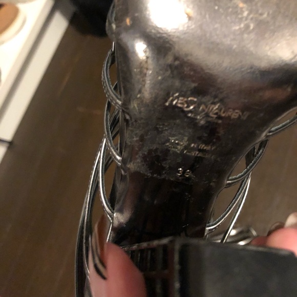 Yves Saint Laurent | Shoes | Ysl Caged Booties | Poshmark